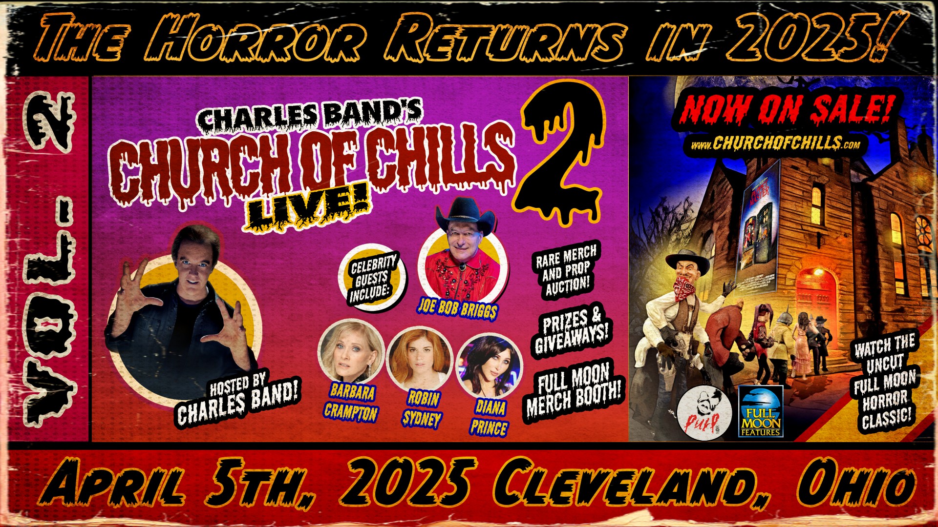 Charles Band's Church of Chills LIVE! – WITNESS THE RETURN OF THE FULL ...